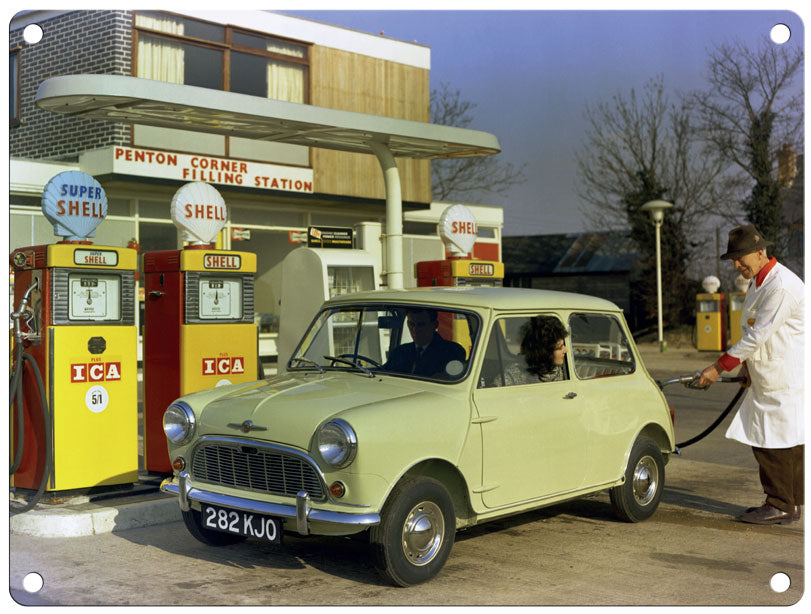 Morris Mini-Minor (Mini) 1963 Metal Sign – British Motor Museum